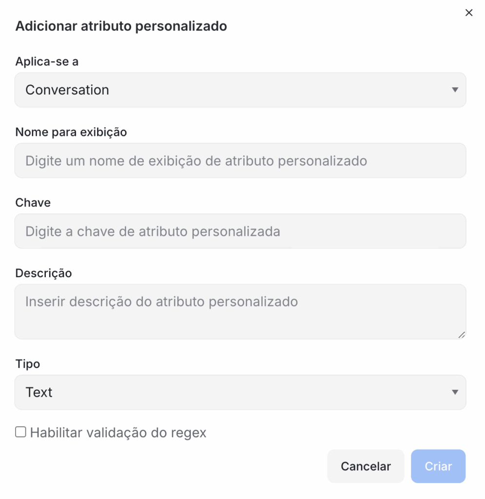 Como criar e usar atributos personalizados? – Central de Ajuda ZapiCRM